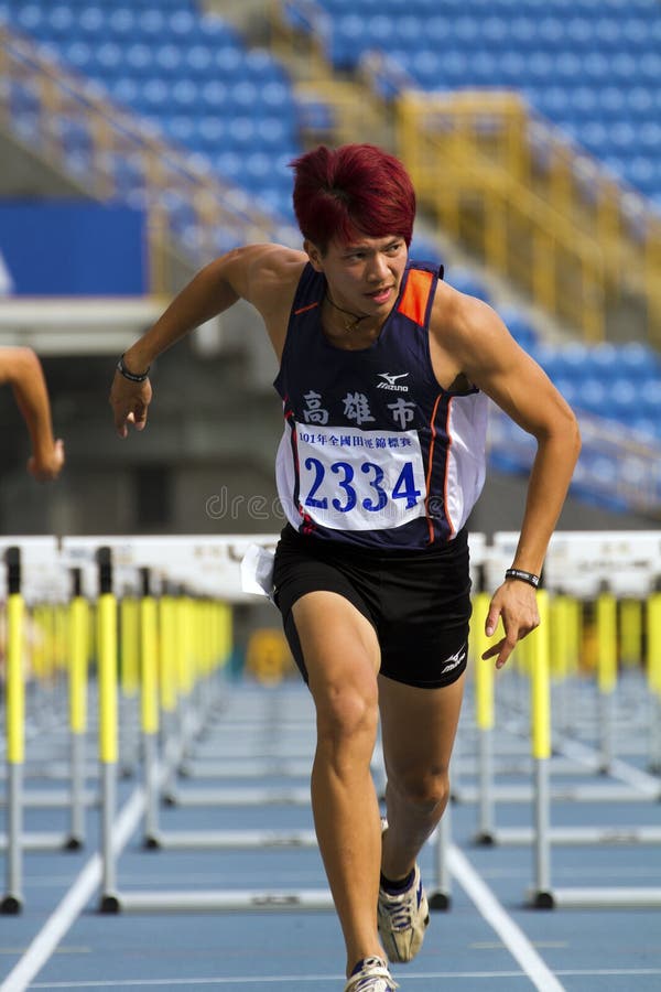 Track and Field Competition Editorial Stock Image - Image of power ...