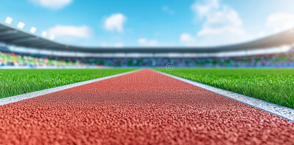 The Track and Field Stadium at the Paris Olympic Games, Filled with ...