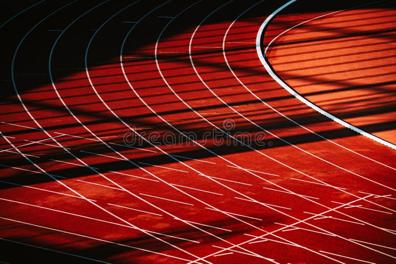 Track and Field Wallpaper. Red Track and Shadows Stock Image - Image of ...