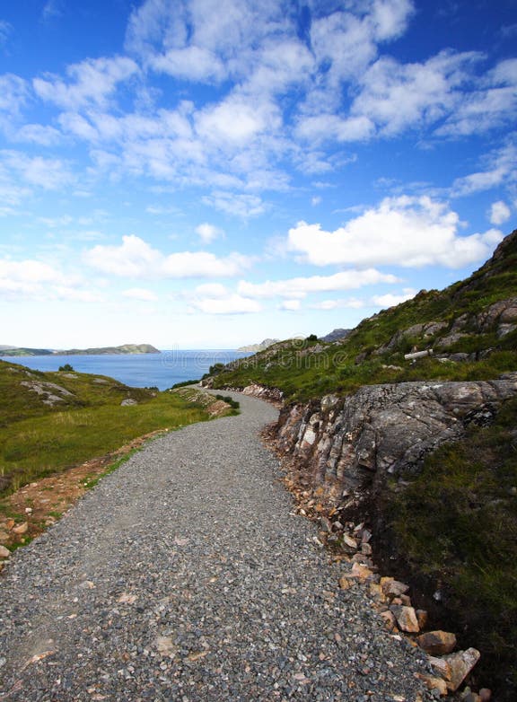 Track in the highlands stock image. Image of trail, natural - 8512755
