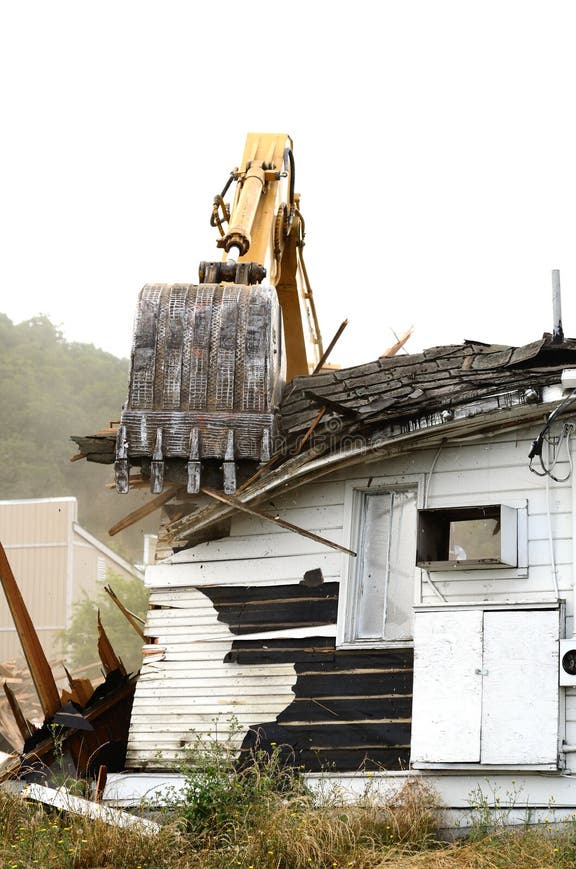 Track Hoe stock image. Image of demolition, equipment - 20781311