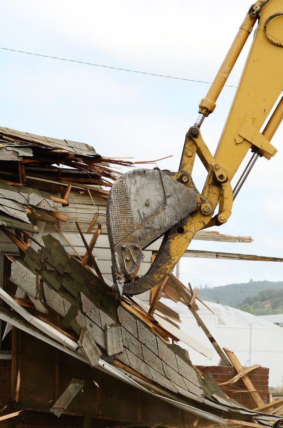 Track Hoe stock photo. Image of backhoe, development - 20781316