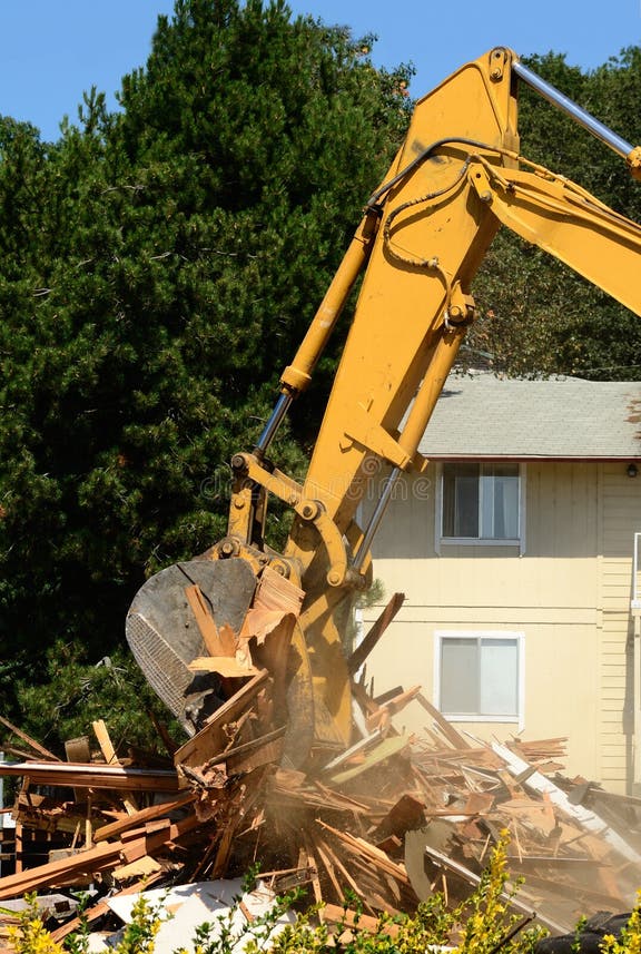 Track Hoe stock image. Image of trash, destroy, destruction - 20781359