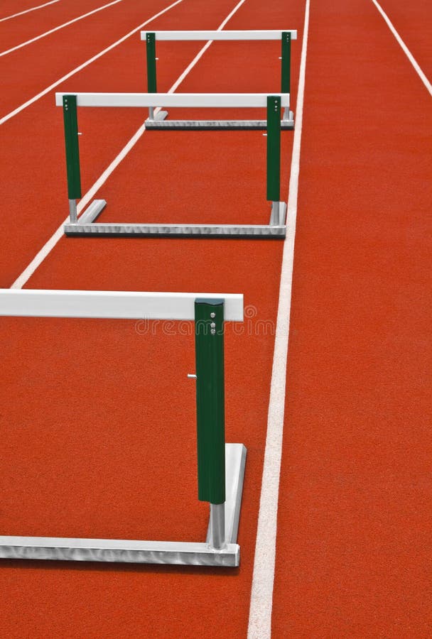 Track Hurdles stock image. Image of stripes, track, team - 33231539