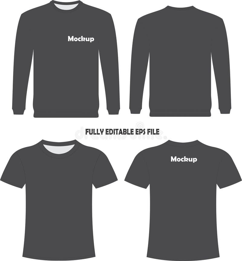 Track Jacket Mock Ups Ups Illustration Vector Stock Vector ...