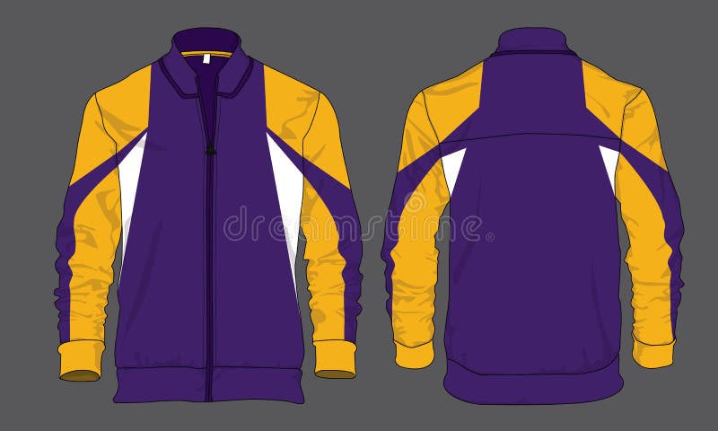 Track Jacket Template Stock Illustrations – 776 Track Jacket Template ...