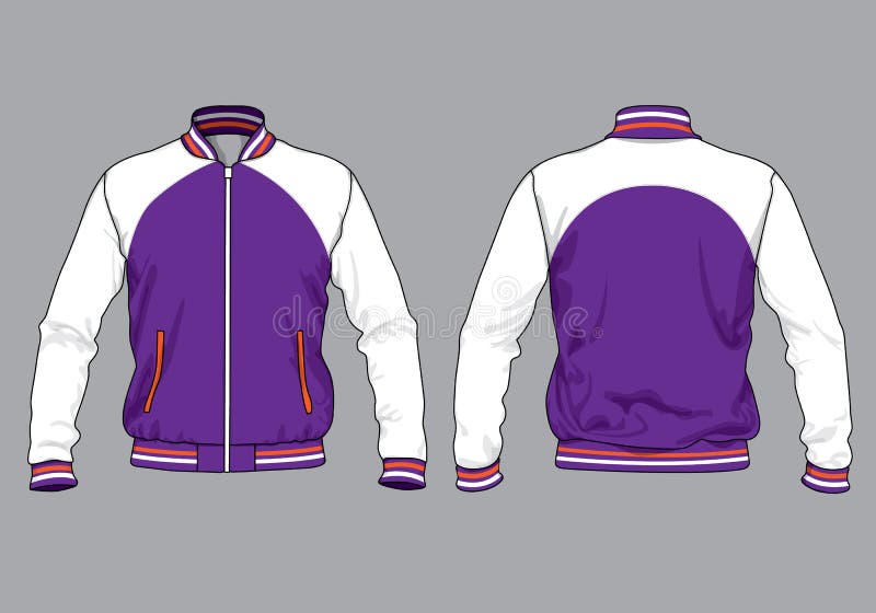Track Jacket Template Stock Illustrations – 776 Track Jacket Template ...