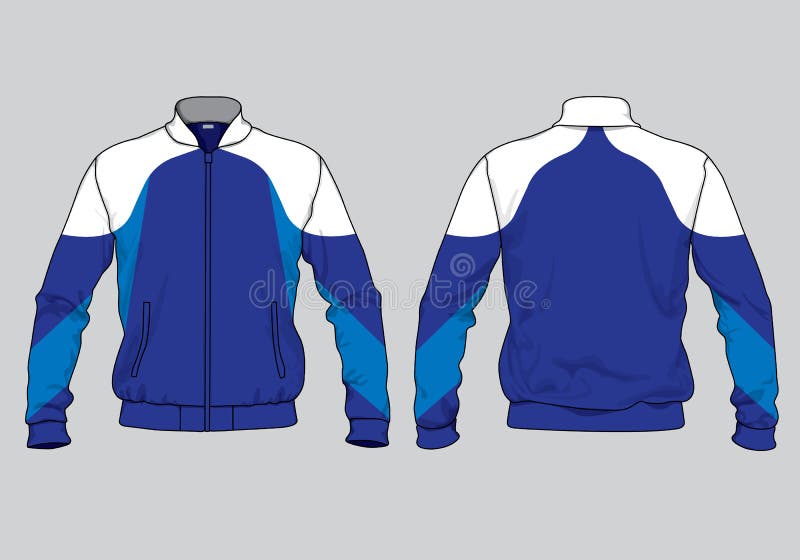 Track Jacket Template Stock Illustrations – 776 Track Jacket Template ...