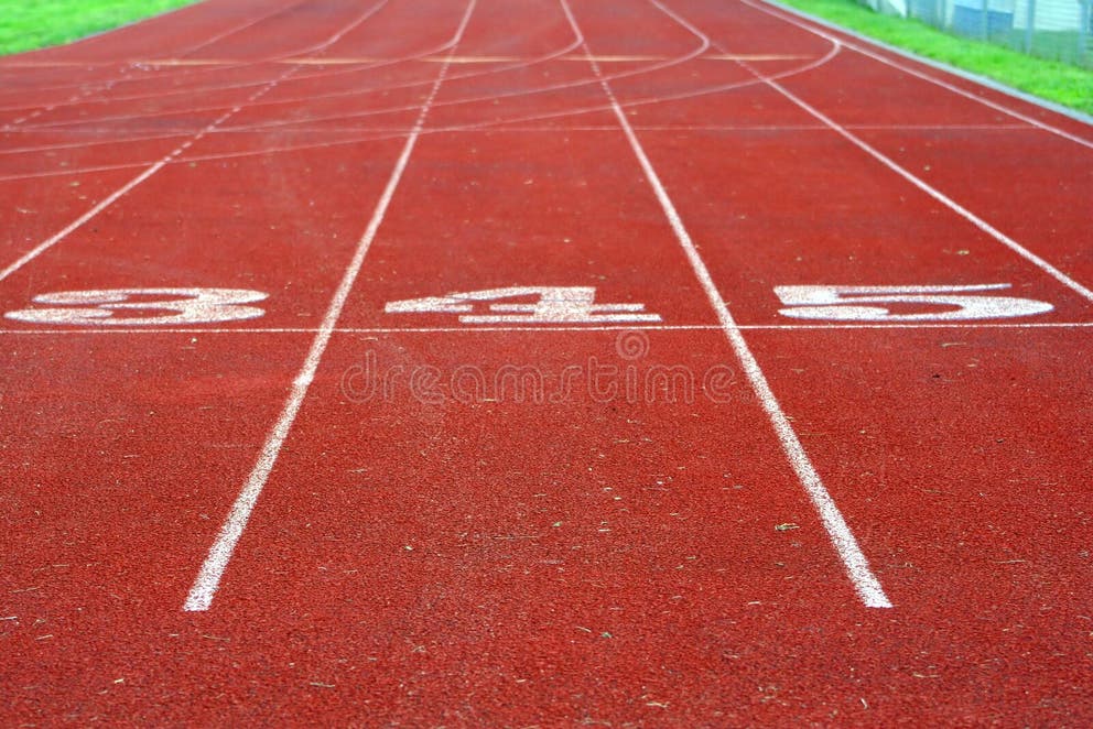 Track Lanes stock image. Image of contest, location, marked - 1714689