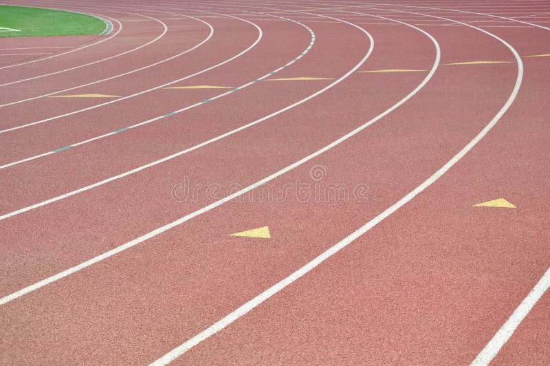 Track Lanes stock image. Image of exercise, ground, outdoor - 24145255