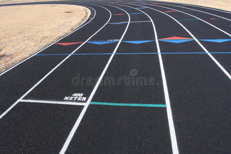 Track lanes stock photo. Image of black, race, track, arena - 4302334
