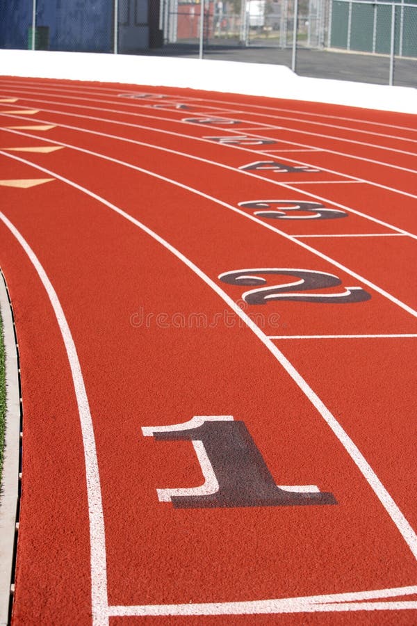 Running track turn. stock photo. Image of lines, running - 332214