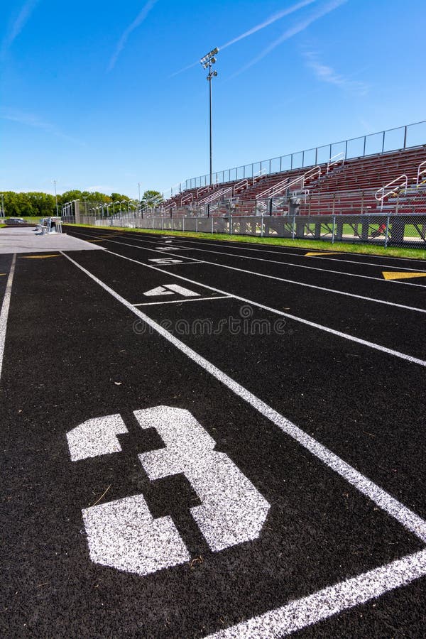 Track Lanes stock image. Image of america, illinois - 158023607