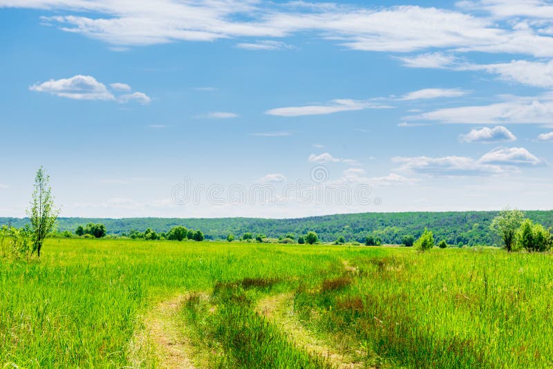 The Track Left by the Wheels of Vehicles Stock Photo - Image of hill ...