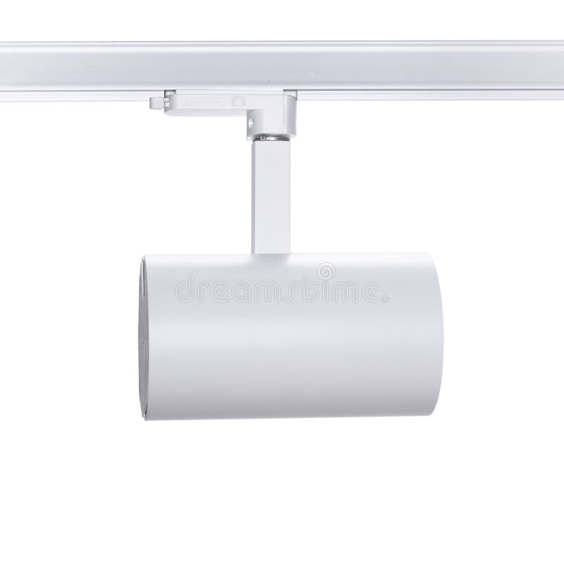 Track Lighting Isolated on a White Background Stock Illustration ...