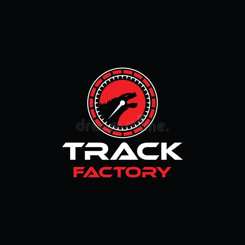 Track Logo Design Vector Symbol Emblem Stock Vector - Illustration of ...