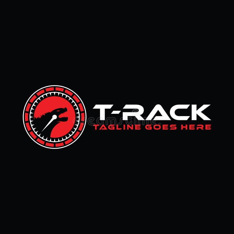 Track Logo Design Vector Symbol Emblem Stock Vector - Illustration of ...