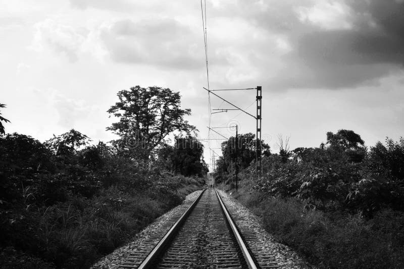 Track stock image. Image of long, destination, journey - 123026721