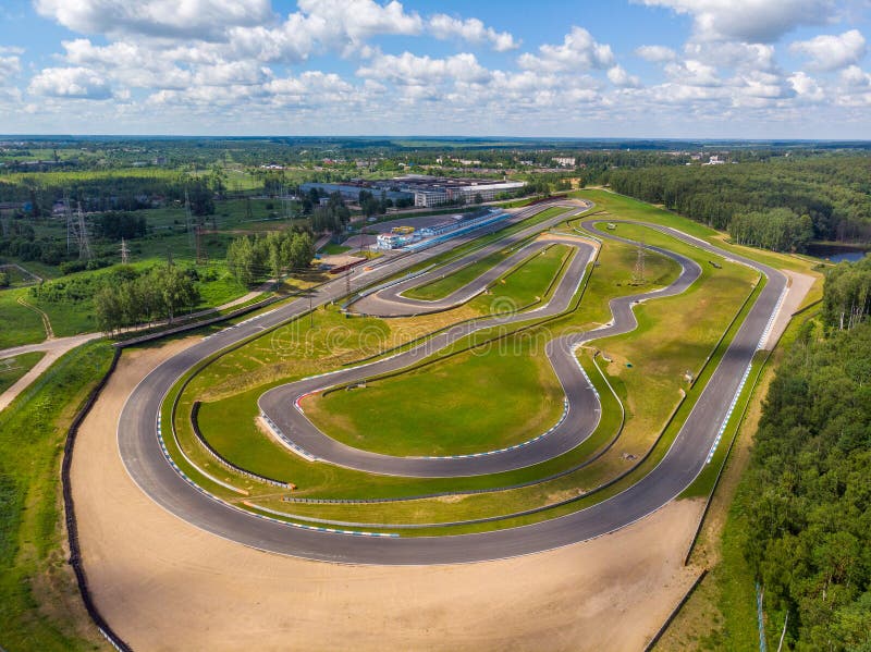 Track for racing on cars, stock image. Image of cars - 166608453