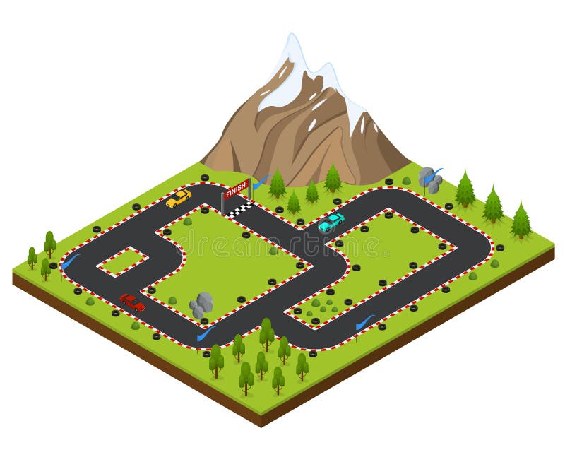 Racing Game Map Stock Illustrations – 242 Racing Game Map Stock ...