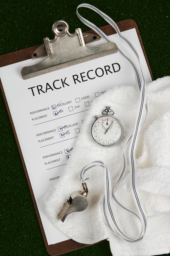 Track Record Full stock photo. Image of athletics, athletic - 1385212