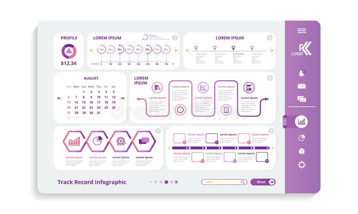 Financial Track Record Icon Stock Illustrations – 40 Financial Track ...