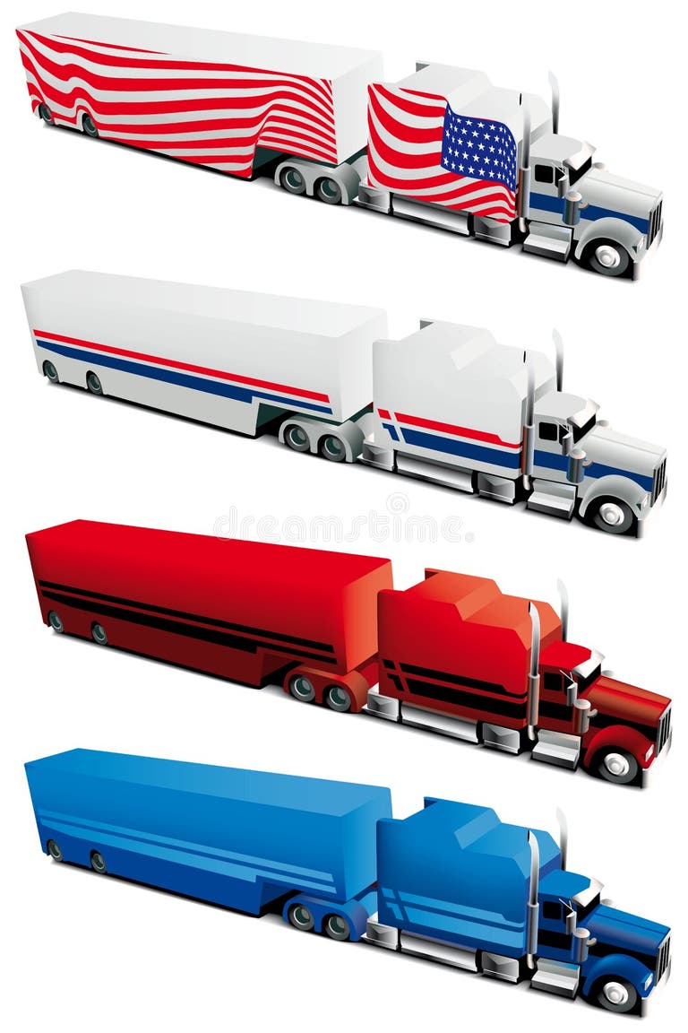 American Lorry Track Stock Illustrations – 100 American Lorry Track ...