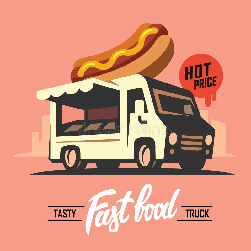 Track Silhouette with Hot Dog Stock Vector - Illustration of sign ...