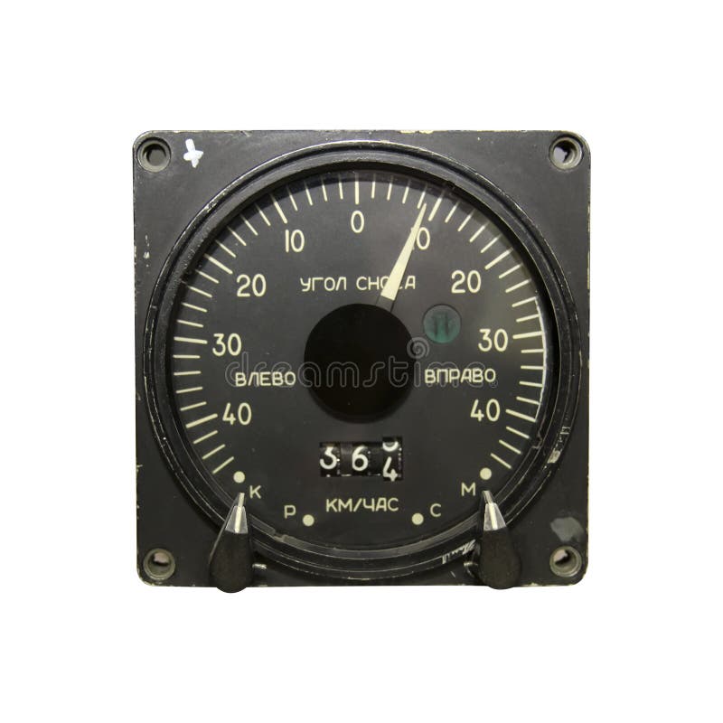 Airplane Instrument for Aircraft Stock Image - Image of dial, altimeter ...