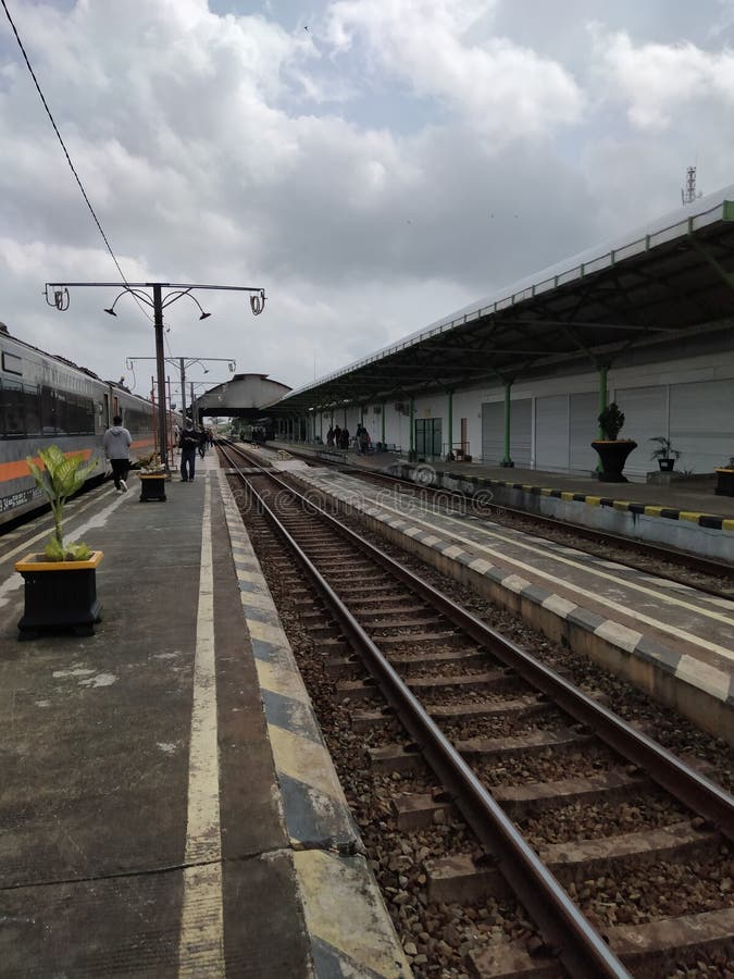Track Stasiun in Purworjo Java Indonesia Editorial Stock Photo - Image ...