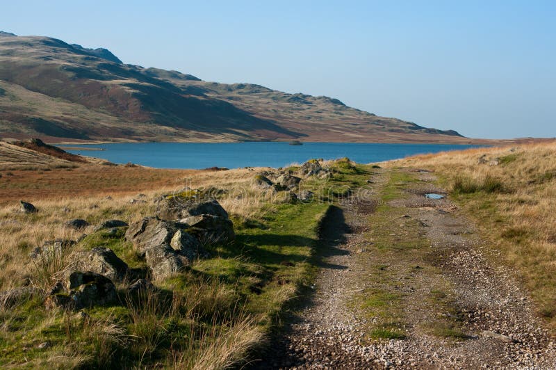 The track to Devoke Water stock image. Image of remote - 16460307