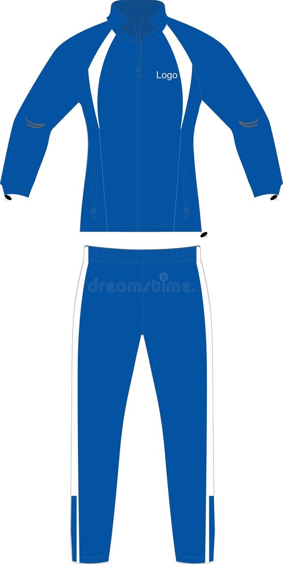 Track Top Track Suit Mock Up Templates Vector Stock Vector ...