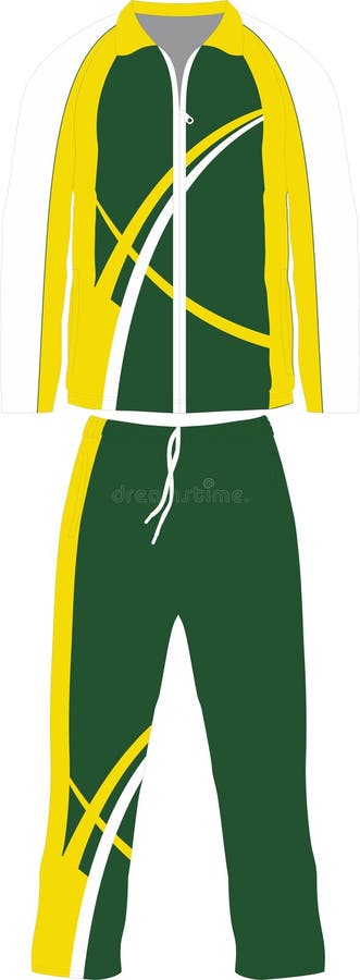 Track Top Track Suit Mock Up Templates Vector Stock Vector ...