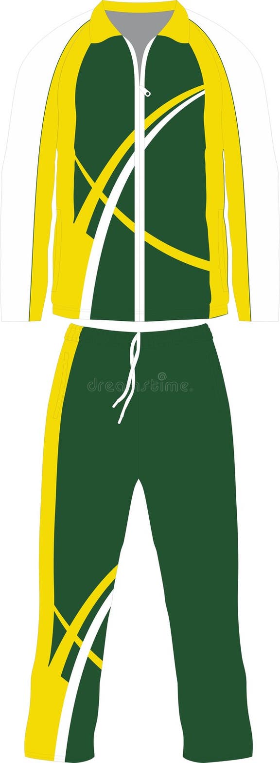 Track Top Track Suit Mock Up Templates Vector Stock Vector ...