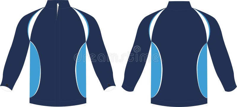 Track Top Track Suit Mock Up Templates Vector Stock Vector ...
