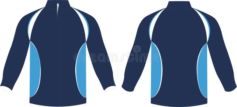 Track Top Track Suit Mock Up Templates Vector Stock Vector ...