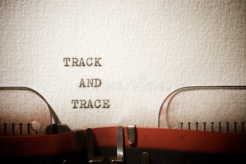 Track and trace stock photo. Image of rake, writing - 268497708