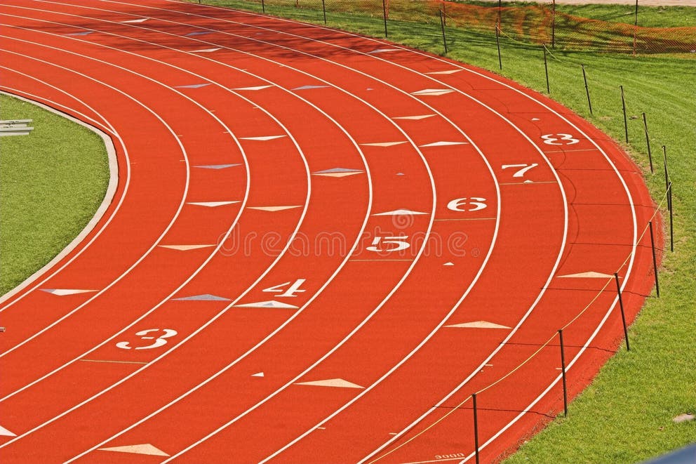 Track Turn stock image. Image of challenge, foot, stadium - 2679007