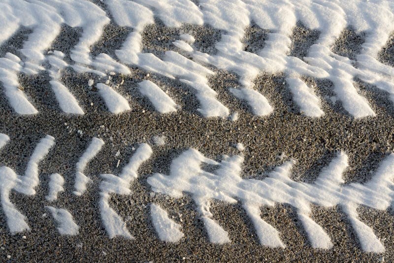 Track of Winter Tires stock photo. Image of automobile - 92204658