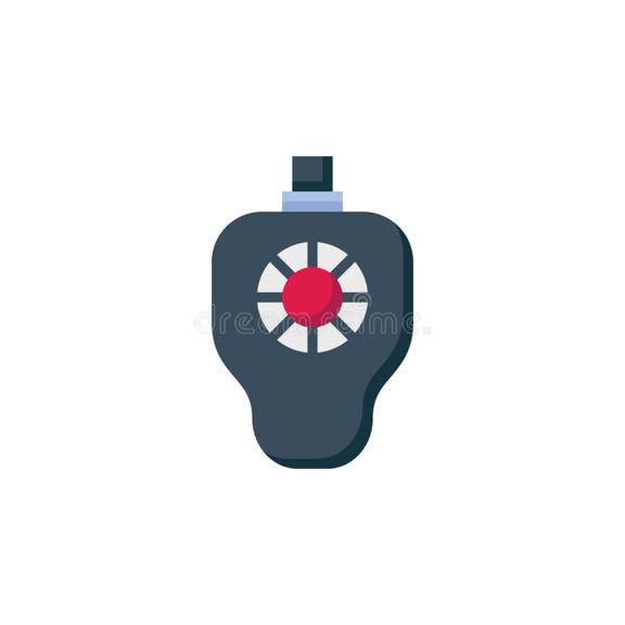 Trackball Vector Icon. Computer Component Icon Flat Style. Perfect Use ...