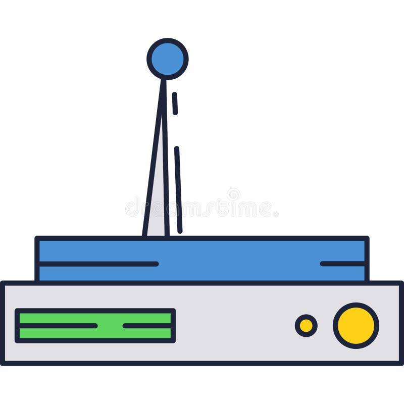 Gps Tracker Device Vector Outline Icon Design Illustration. Map and ...