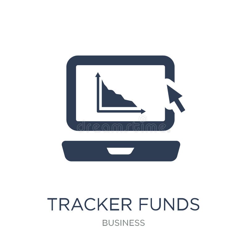 Tracker Funds Icon. Trendy Flat Vector Tracker Funds Icon on White ...