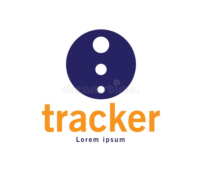 Tracker Logo Design stock illustration. Illustration of locator - 84938161
