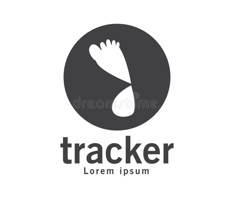 Tracker Logo Design stock illustration. Illustration of destination ...