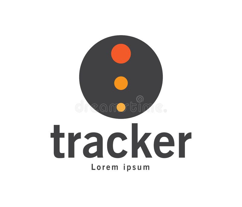 Tracker Logo Design stock vector. Illustration of point - 84933352