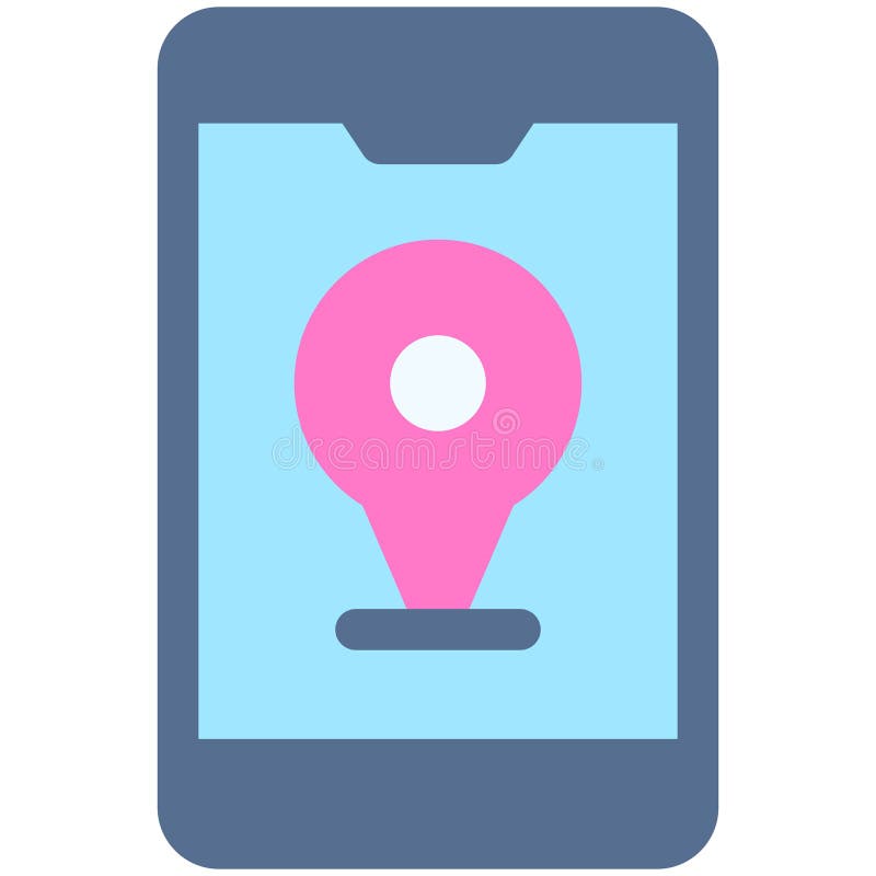 Tracking Application Icon, Marathon Related Vector Stock Vector ...