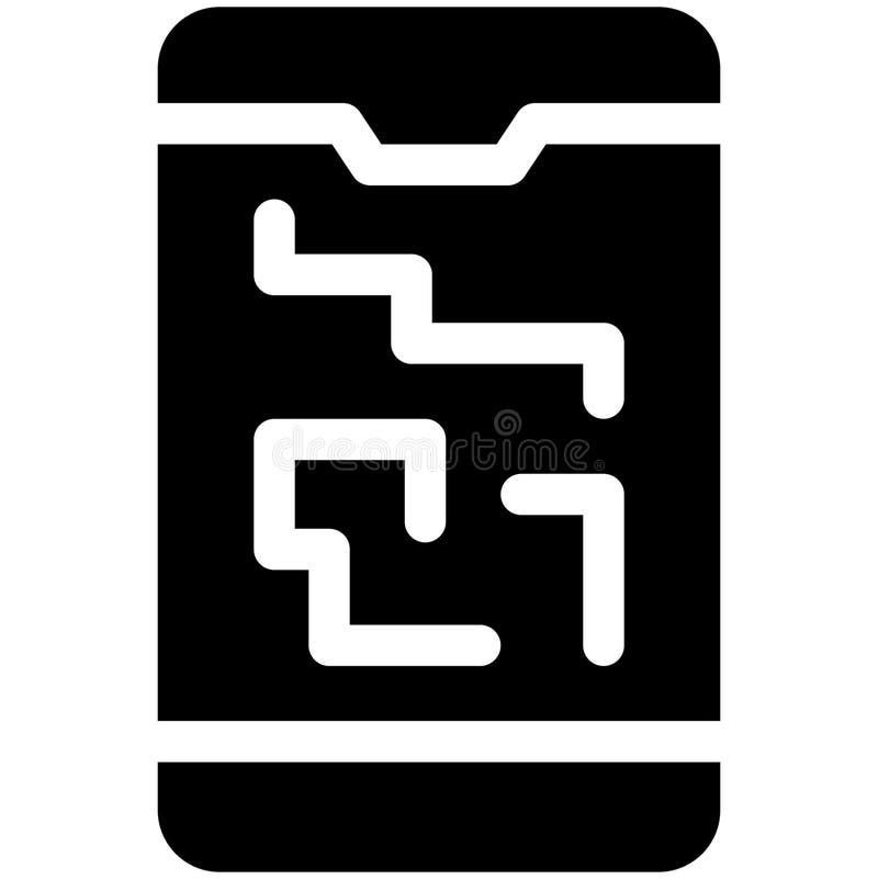 Tracking Application Icon, Marathon Related Vector Stock Vector ...