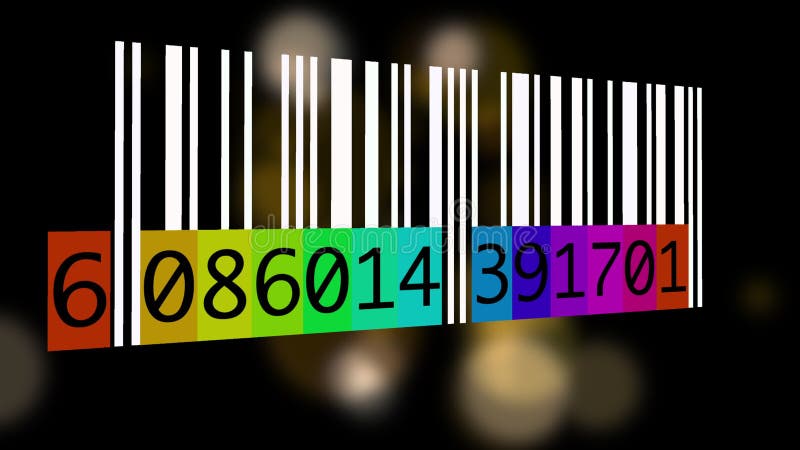 Digital Barcode Numbers Data Scanning Information Background Stock ...