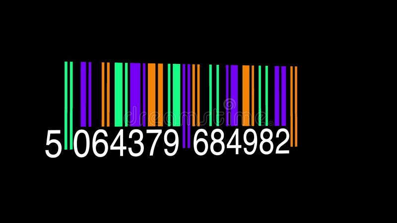 Tracking Bar Code Identification Sticker Label Barcodes Number Motion ...