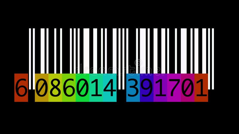 Tracking Bar Code Identification Sticker Label Barcodes Number Motion ...